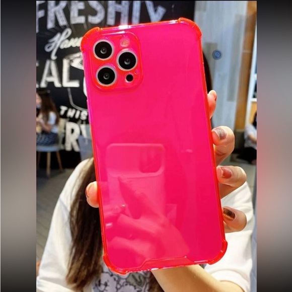 Cell Phones & Accessories | Electric Pink Iphone 12 Pro Max Case | Poshmark